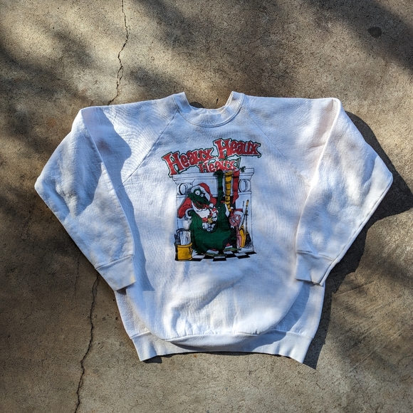 Shirts | Vintage Heaux Heaux Heaux Christmas Santa Gator Crewneck ...